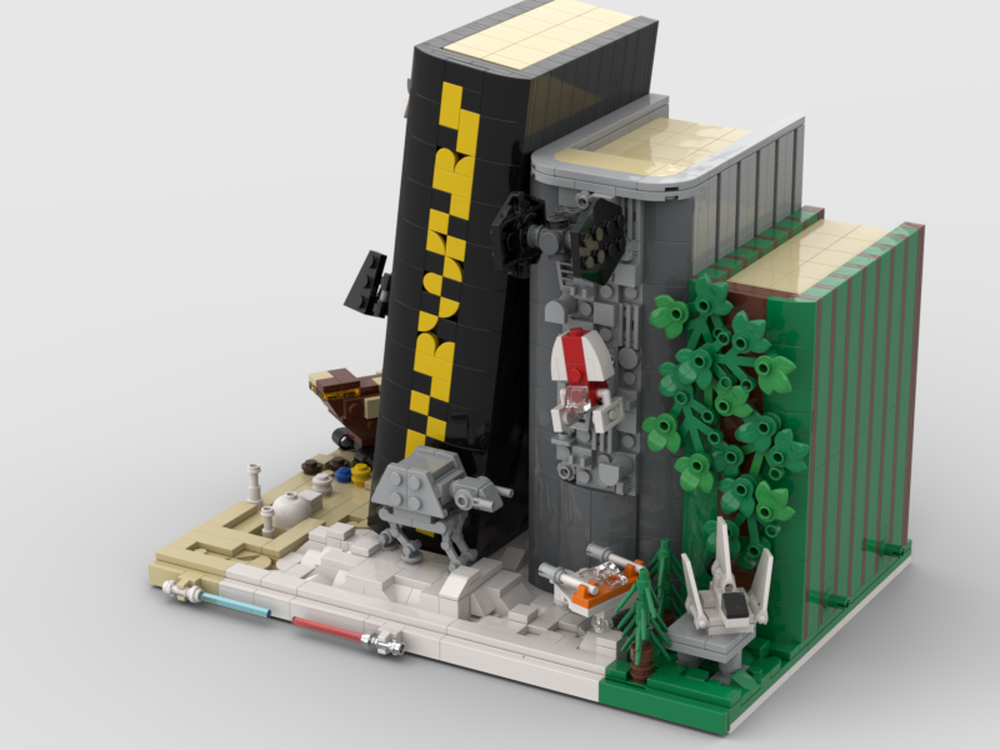 LEGO MOC Star Wars Bookends by normnordron | Rebrickable - Build with LEGO