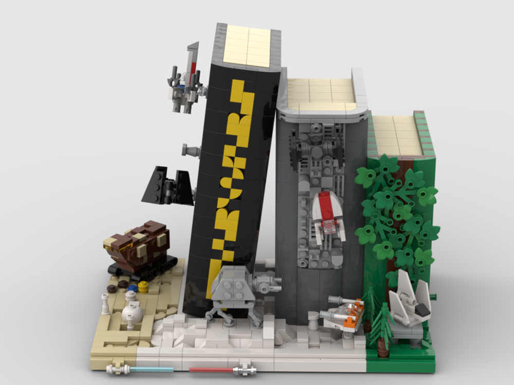 LEGO MOC Star Wars Bookends by normnordron | Rebrickable - Build with LEGO
