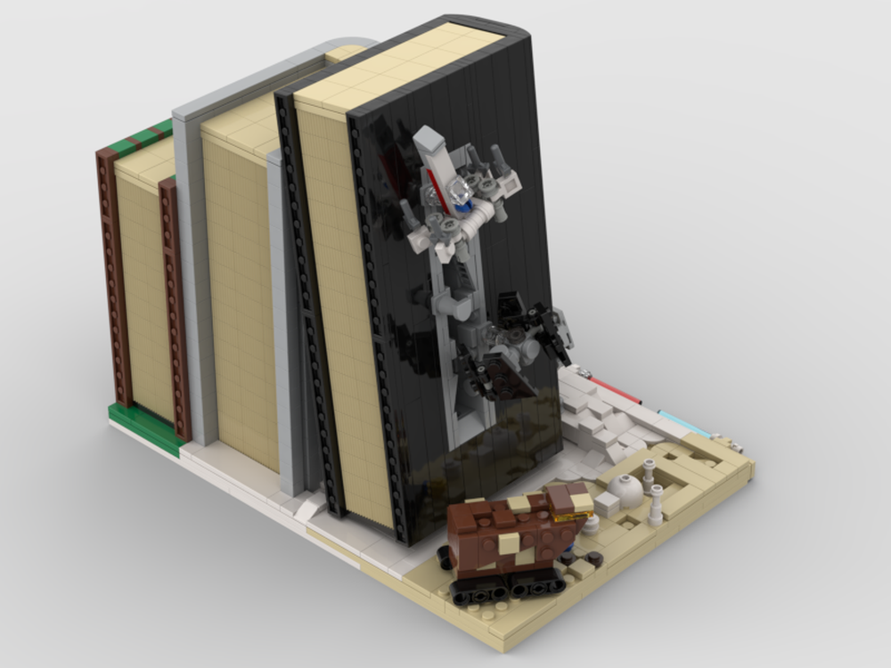 LEGO MOC Star Wars Bookends by normnordron | Rebrickable - Build with LEGO