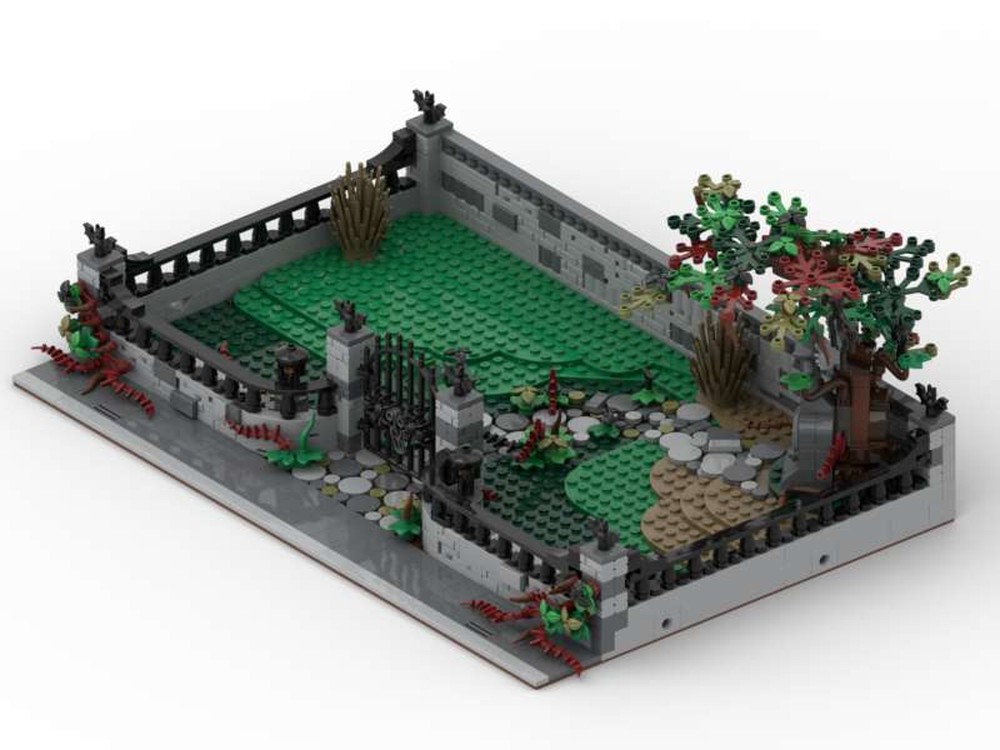LEGO MOC Cemetery Base by Mchuman | Rebrickable - Build with LEGO