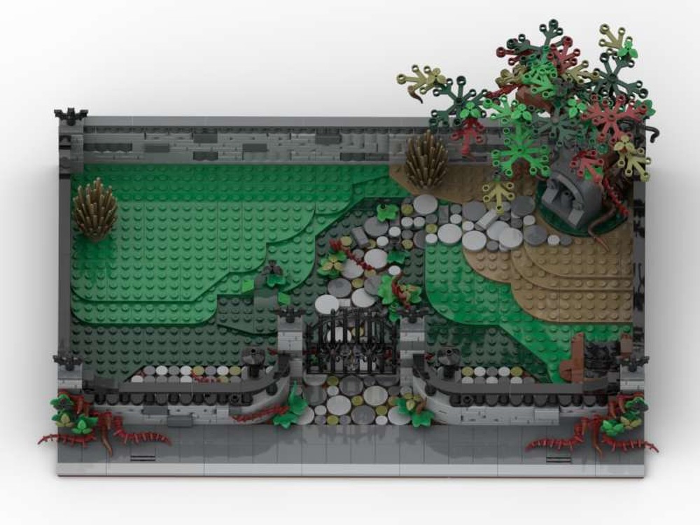 LEGO MOC Cemetery Base by Mchuman | Rebrickable - Build with LEGO