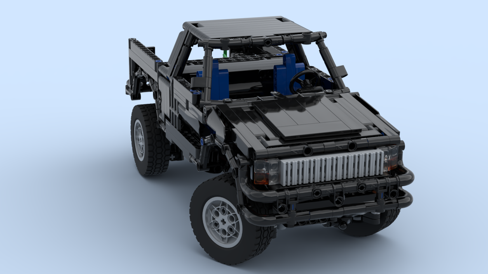 LEGO MOC Pickup FV5 with planetary hubs by Gear mast | Rebrickable ...