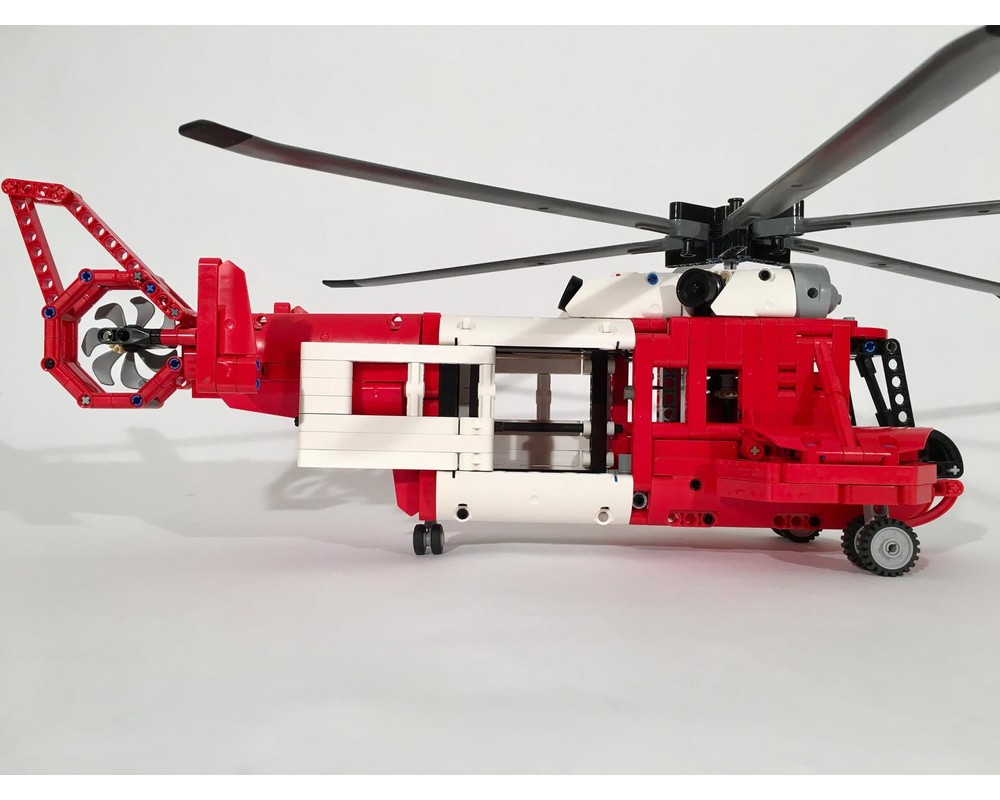 LEGO MOC Coast Guard Helicopter by thirdwigg | Rebrickable - Build with ...
