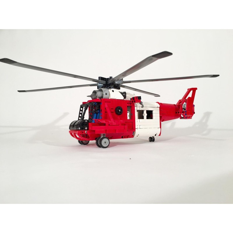 Lego Moc Coast Guard Helicopter By Thirdwigg Rebrickable Build With