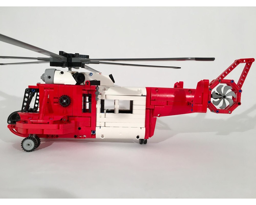 LEGO MOC Coast Guard Helicopter by thirdwigg | Rebrickable - Build with ...