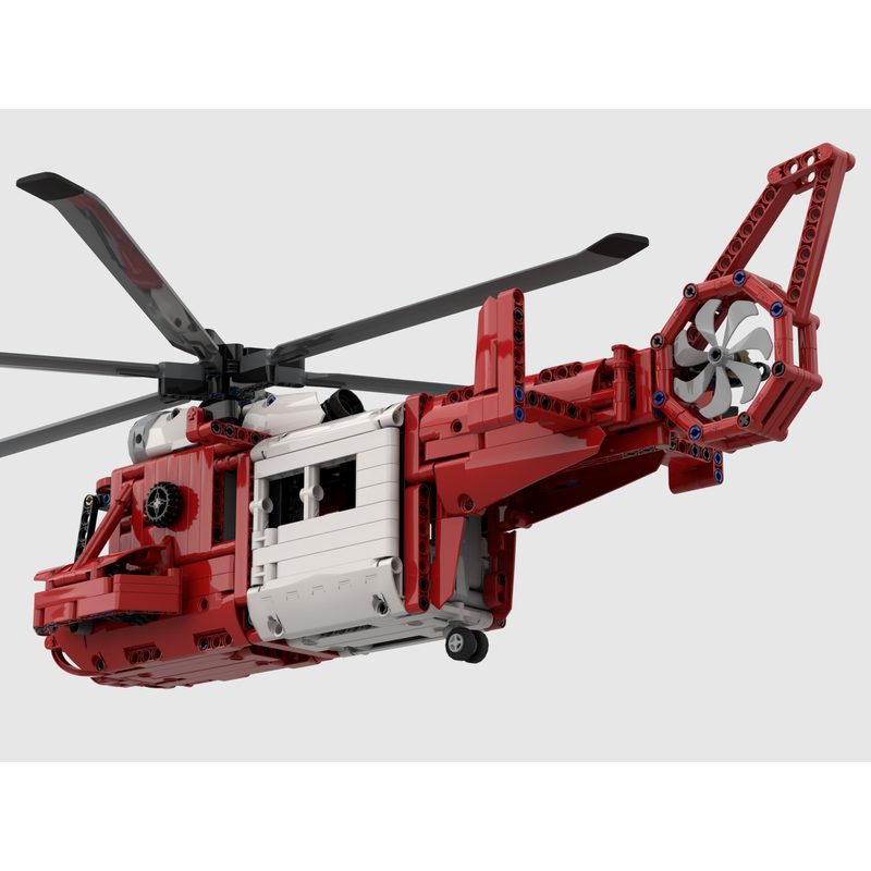 LEGO MOC Coast Guard Helicopter by thirdwigg | Rebrickable - Build with ...