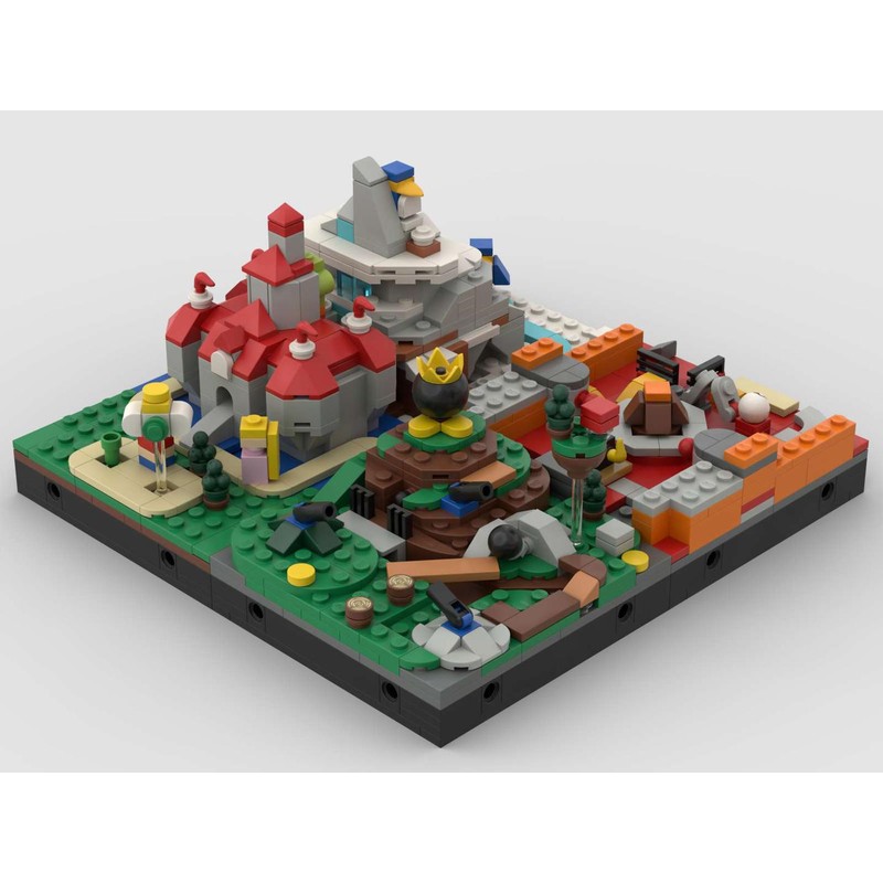 LEGO MOC Scene 4 in 12x12 in Super Mario 64 Fit For Frame by uminuo ...