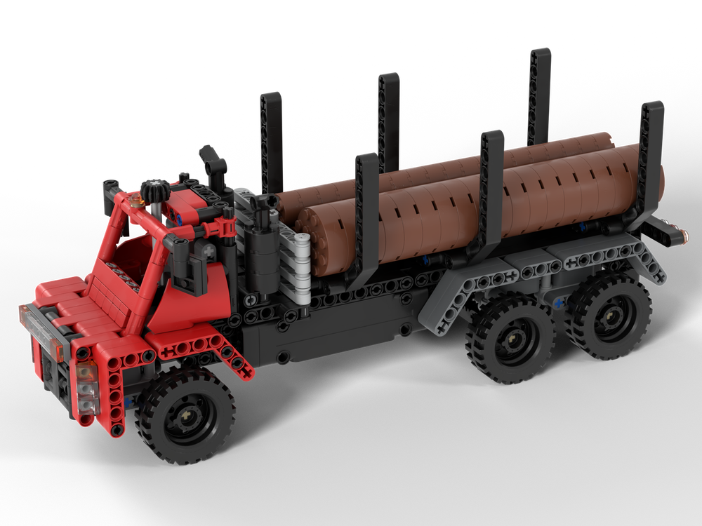 LEGO MOC Logging Truck by confused_physicist | Rebrickable - Build with ...