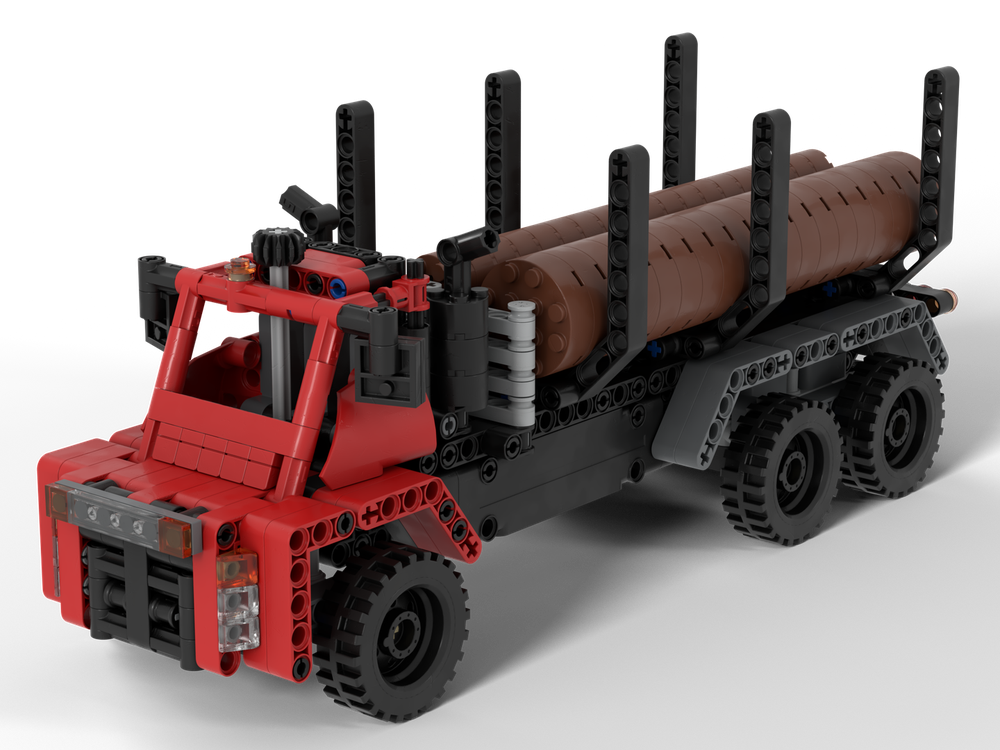 LEGO MOC Logging Truck by confused_physicist | Rebrickable - Build with ...
