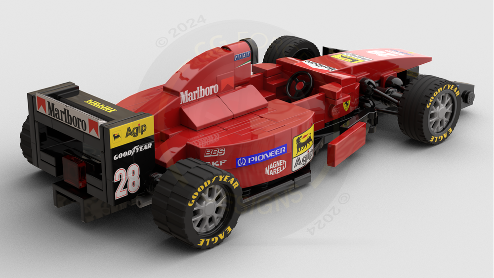 LEGO MOC F1 Ferrari 412 T1 by CGForceDesigns | Rebrickable - Build with ...