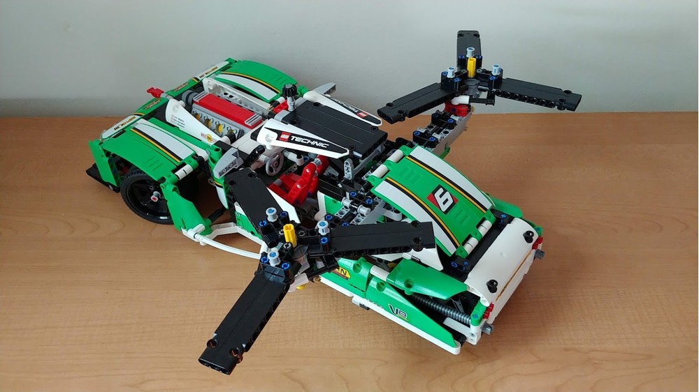 LEGO MOC LEGO 42039 C Model Retro Flying Car by moizzz69 | Rebrickable ...