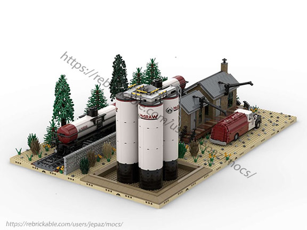 LEGO MOC McGraw Oil Company by jepaz | Rebrickable - Build with LEGO