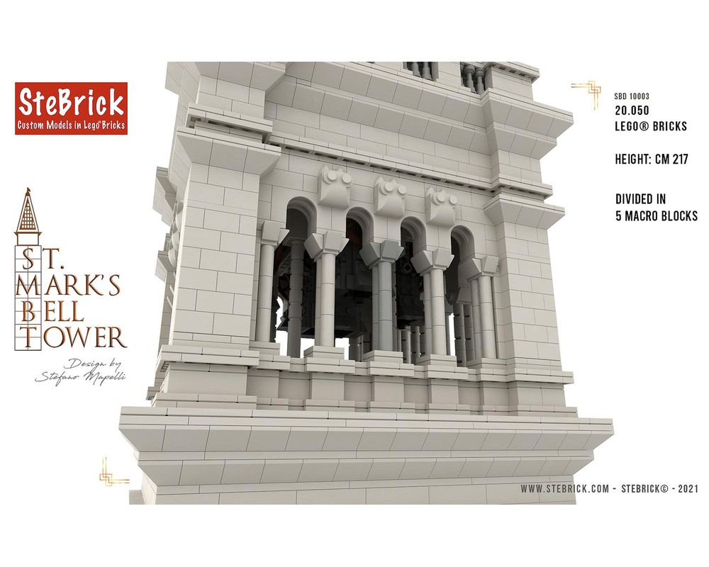 LEGO MOC St. Mark's Bell Tower - Venice by STEBRICK | Rebrickable ...