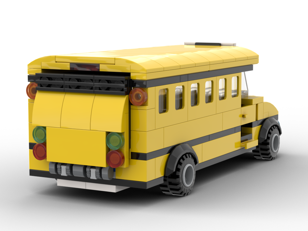 LEGO MOC School Bus by Huebre | Rebrickable - Build with LEGO