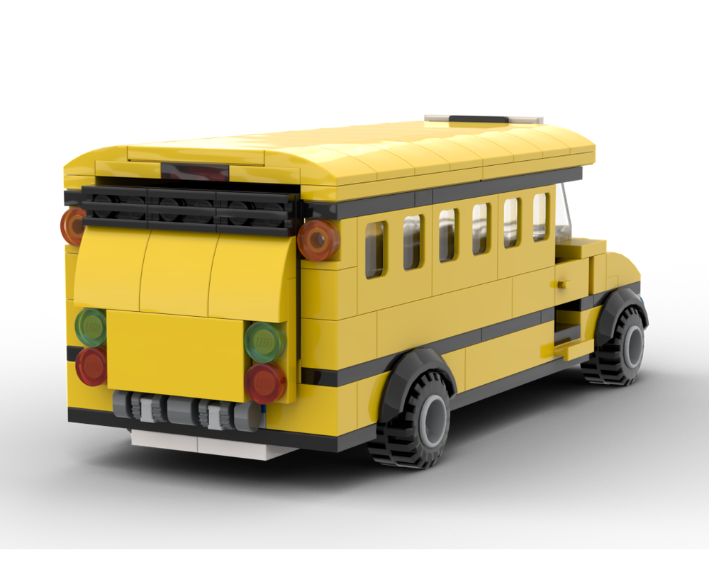 LEGO MOC School Bus by Huebre | Rebrickable - Build with LEGO