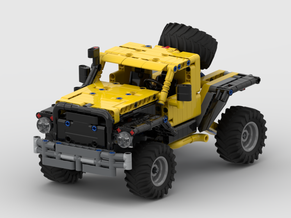 LEGO MOC Off-road truck by LegoTruckStop | Rebrickable - Build with LEGO