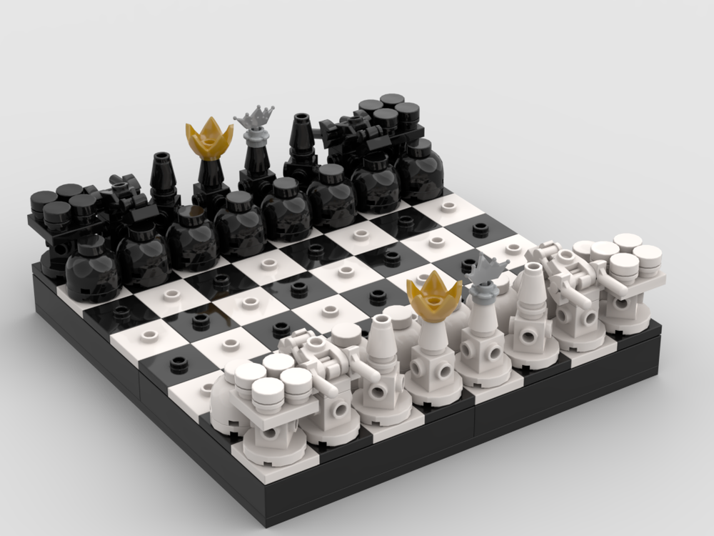 Lego Moc Chess By Makary Rebrickable Build With Lego