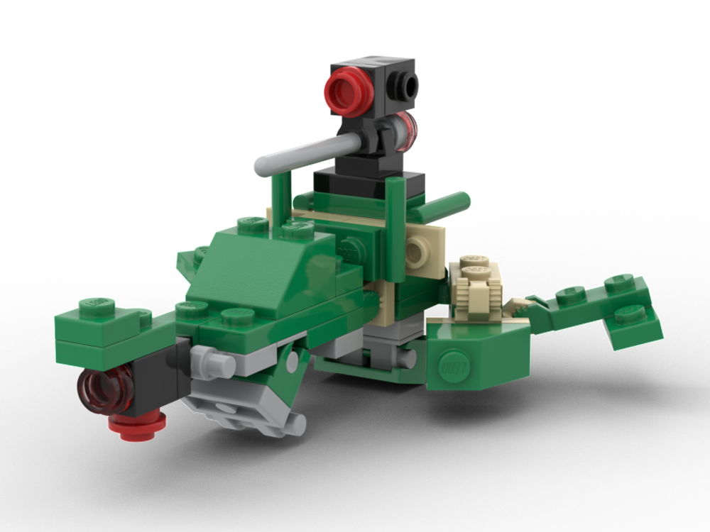 LEGO MOC Green Battleship by JusTiCe8 | Rebrickable - Build with LEGO