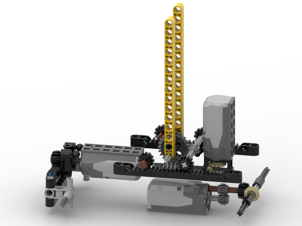 LEGO MOC 8852 Robot studless and remote controlled by GerritvdG ...