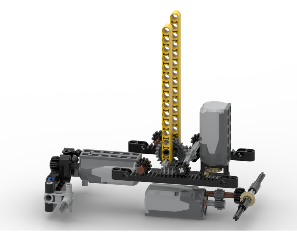 LEGO MOC 8852 Robot studless and remote controlled by GerritvdG ...