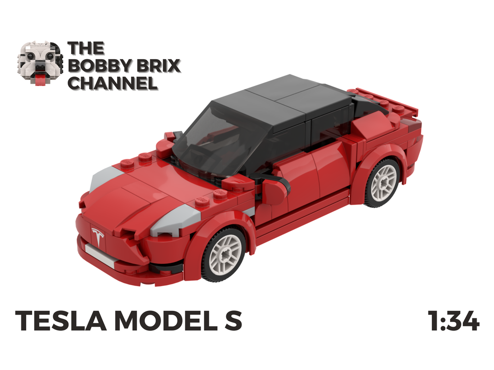LEGO MOC Tesla Model S by The Bobby Brix Channel | Rebrickable - Build ...