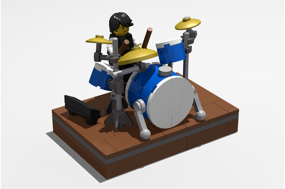 LEGO MOC Rock band with stage by Incredibricks | Rebrickable - Build ...