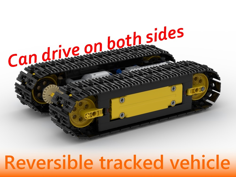 LEGO MOC RC reversible tracked vehicle by mic8per | Rebrickable - Build ...