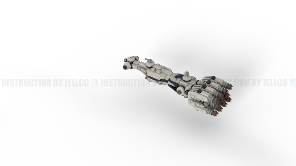 LEGO MOC Mini Size CR-70 Corvette Tantive III : Episode III by jellco ...