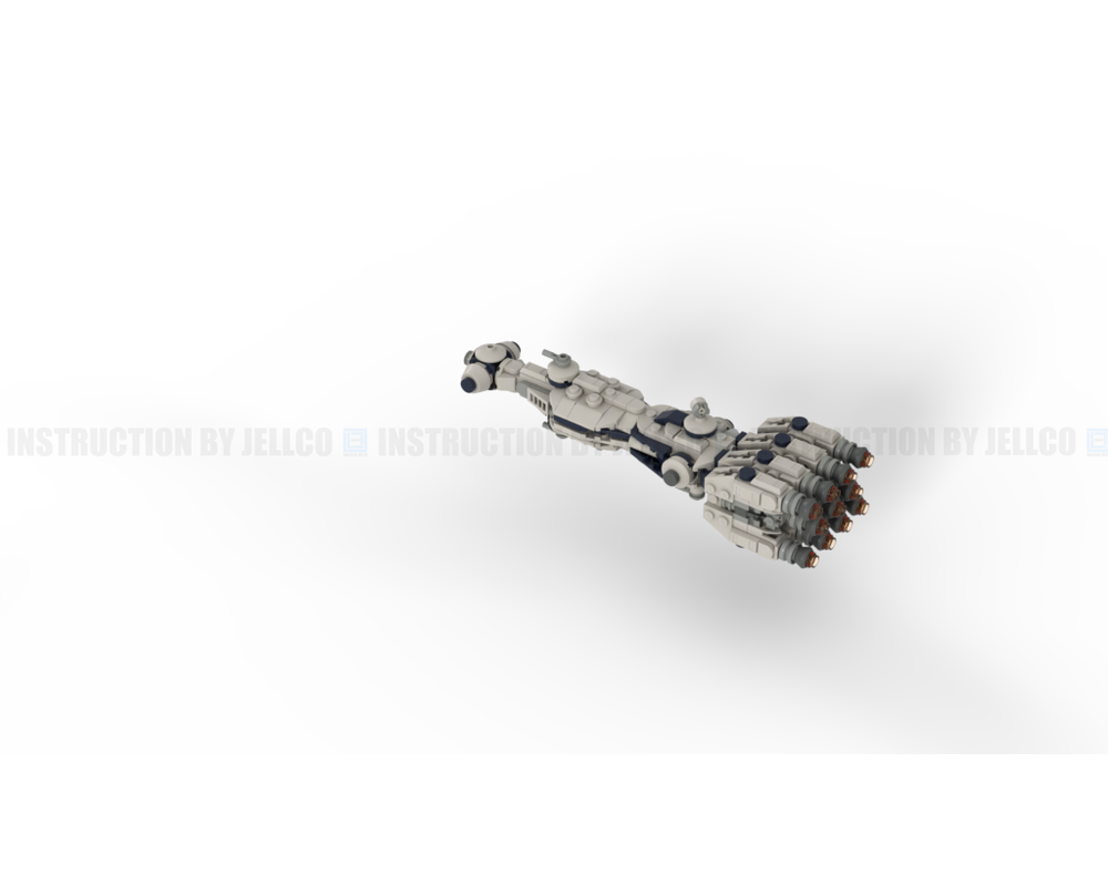 LEGO MOC Mini Size CR-70 Corvette Tantive III : Episode III by jellco ...