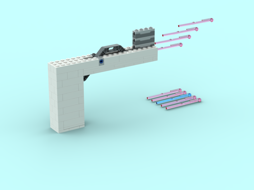 LEGO MOC working blaster with four barrells. by ash.jr | Rebrickable ...