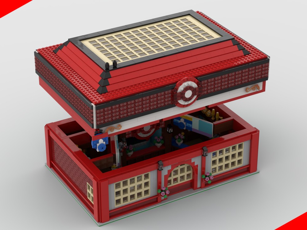 LEGO MOC Galarian Pokemon Center by DrMattBricks | Rebrickable - Build ...