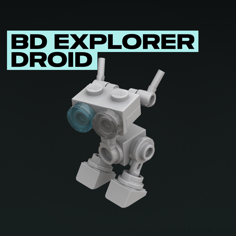 LEGO MOC BD-Series Droid by scruffybrickherder | Rebrickable - Build ...