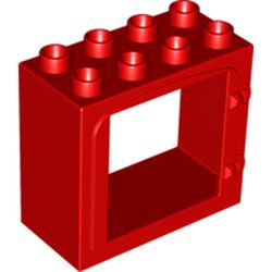 LEGO PART 2332 Duplo Door / Window Frame with Raised Door Outline ...