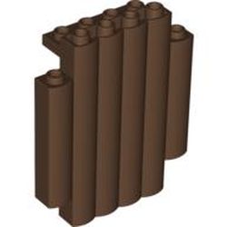 LEGO PART 30140 Panel 2 x 6 x 6 Log Wall [Palisade] | Rebrickable ...