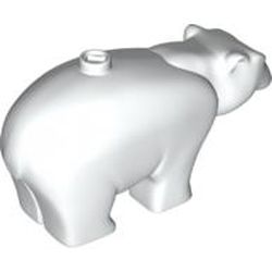 LEGO PART 74588pr0002 Duplo Animal Polar Bear Adult, Round Eyes ...