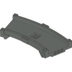 LEGO PART 42938 Track System, Curved Track 17 x 12 x 2 | Rebrickable ...