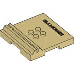 LEGO PART 45522 Plate Special 6 x 6 x 2/3 with 4 Studs and Embossed ...