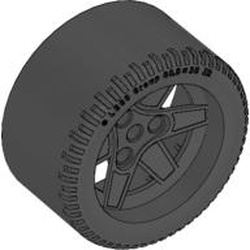 LEGO PART 44777 Wheel 68.8 x 36 ZR Solid Smooth | Rebrickable - Build ...
