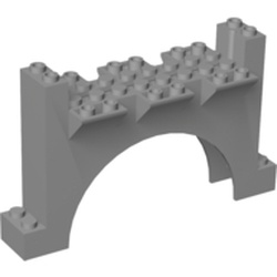 LEGO PART 30272 Brick Arch 2 x 12 x 6 with Grooves | Rebrickable ...