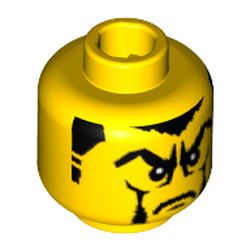 LEGO PART 3626bpr0350 Minifig Head Vladek / Dracus / Knight, Sideburns ...