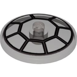 LEGO PART 3960pr9979 Dish 4 x 4 Inverted [Radar] with Cockpit Print ...