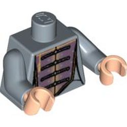 LEGO PART 973c24h02pb0123 Torso Robe with Braid Clasps Print, Sand Blue ...