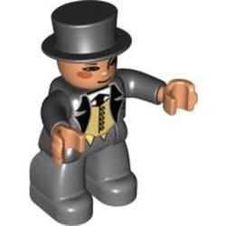 LEGO PART 59612pr0096 Duplo Figure with Top Hat, Thomas & Friends Sir ...