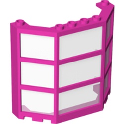 LEGO PART 30185c04 Window Bay 3 x 8 x 6 with Trans-Clear Glass ...