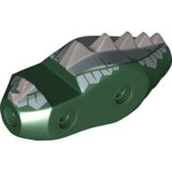 LEGO PART 59224pat0003 Creature Body Part, Dragon Torso with Metallic ...