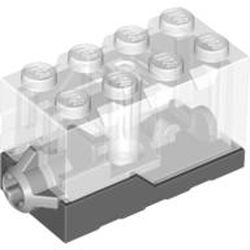 LEGO PART 55206c03 Sound Brick 2 x 4 x 2 with Trans-Clear Top and ...