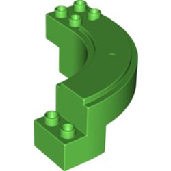 LEGO PART 31205 Duplo Road Section, Curve | Rebrickable - Build with LEGO