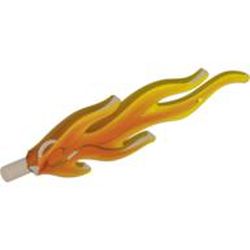 LEGO PART 85959pat0001 Wave / Flame Rounded Large with Marbled Trans ...