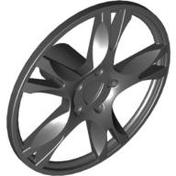 LEGO PART 85969 Wheel Cover 5 Spoke Thick [Fits 56145] | Rebrickable ...