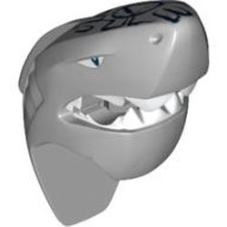 LEGO PART 87756pr0001 Minifig Head Special, Shark with Fin and Dark ...